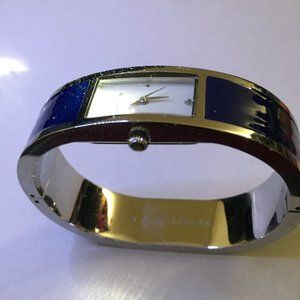 kate spade | Accessories | Kate Spade Ny Blue Streak Carousel Watch ...